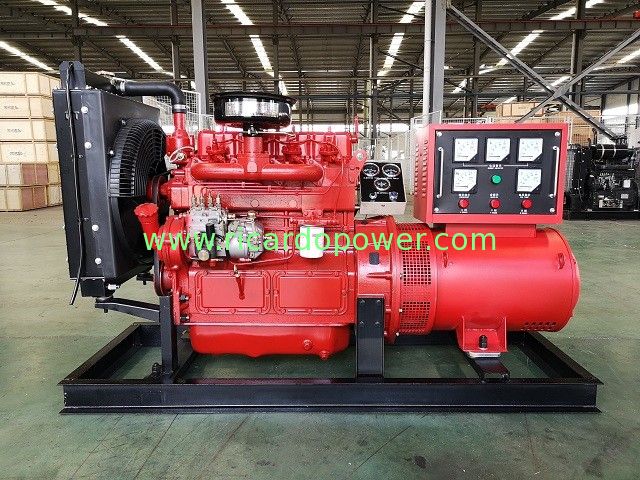 Hot sale 24KW/30KVA open diesel generating set powered by Ricardo ...